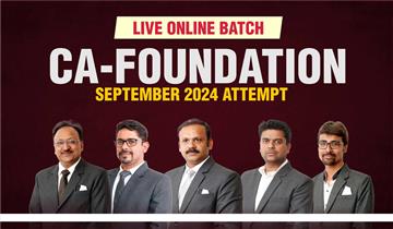 CA-FOUNDATION / LIVE - CA-FOUNDATION MATHS SEP 2024